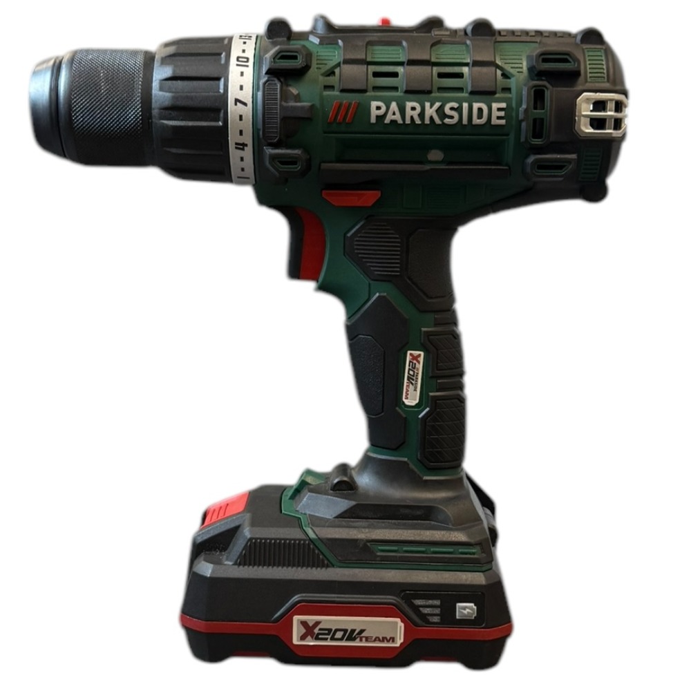 Used Boxed: Parkside Drill (1x Battery + Charger) - Own4Less